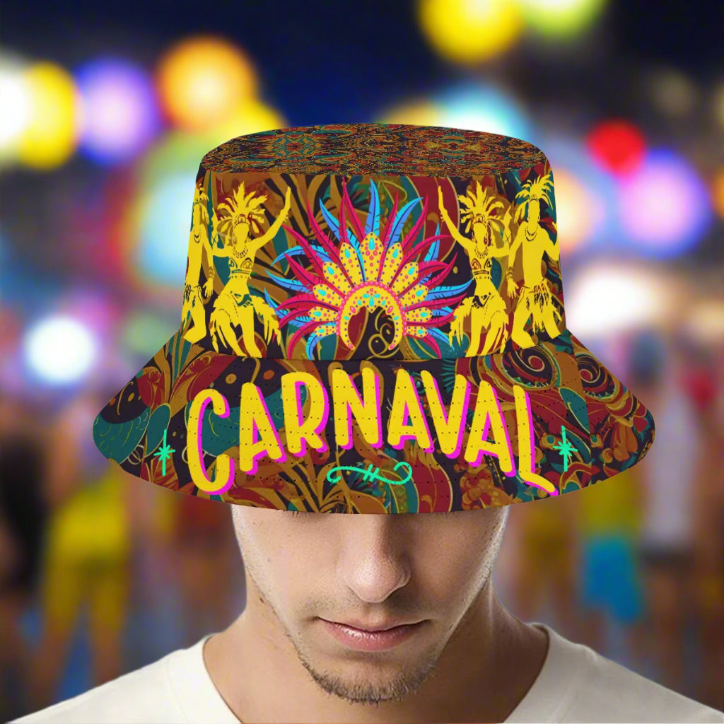 PGP Holiday Carnaval Small Bucket Hat – Stylish Sun Protection for Eve